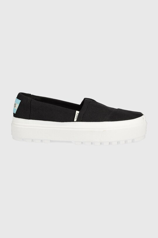 Toms tenisi Alpargata Lug femei, culoarea negru | ANSWEAR.ro
