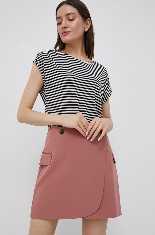 Only fusta culoarea roz, mini, evazati | ANSWEAR.ro