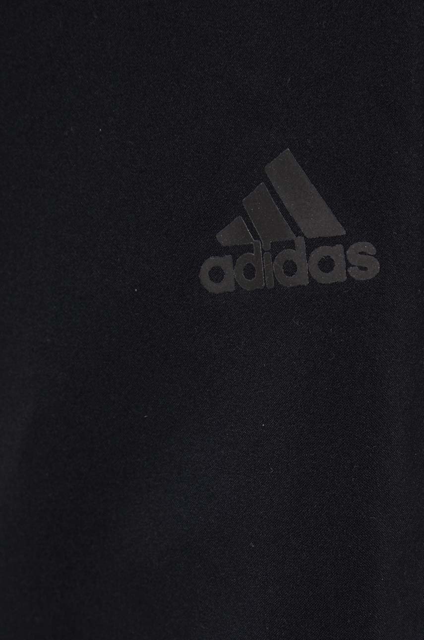 Nohavice adidas Performance HB6501 dámske, čierna farba, jednofarebné ...