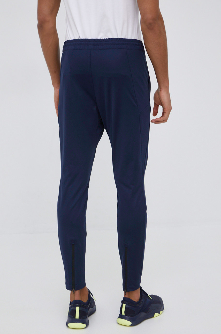 Reebok spodnie dresowe ID TRAIN męskie kolor granatowy gładkie GJ0840 ...