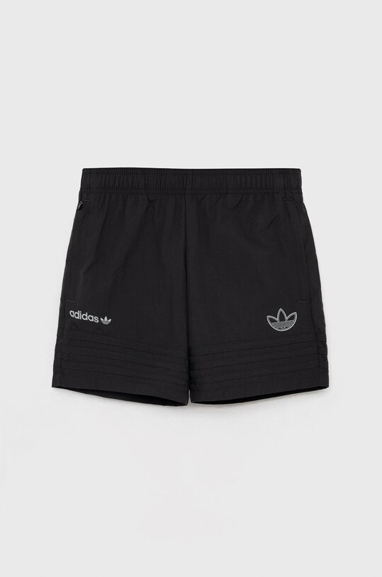 Detské krátke nohavice adidas Originals HE2086 čierna farba ...
