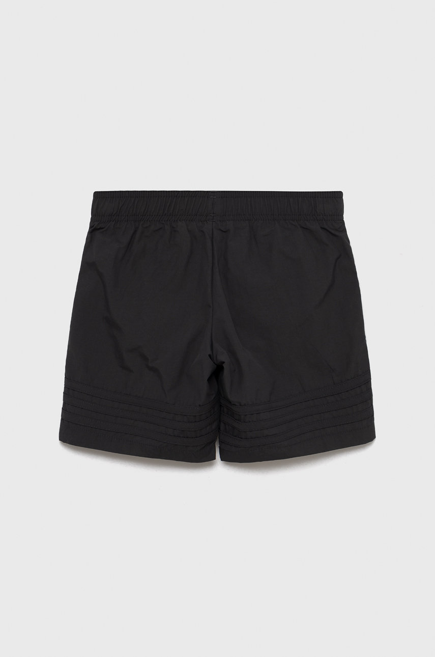 Detské krátke nohavice adidas Originals HE2086 čierna farba ...