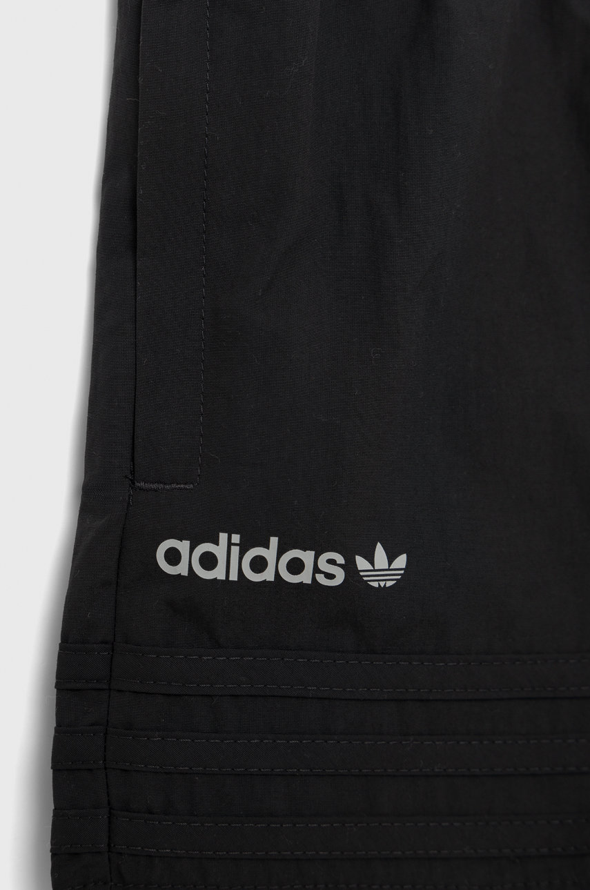 Detské krátke nohavice adidas Originals HE2086 čierna farba ...