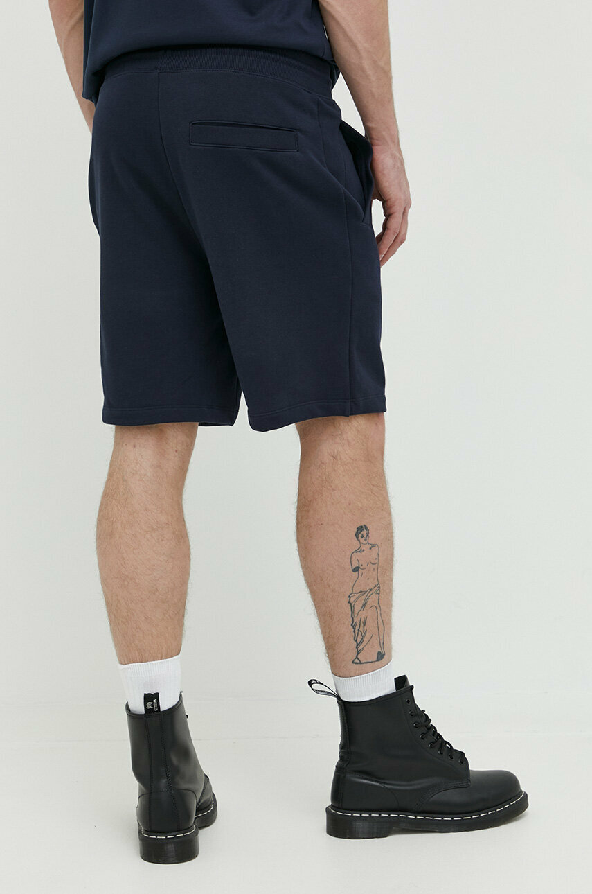 HUGO szorty bawełniane kolor granatowy 50466196 | Answear.com