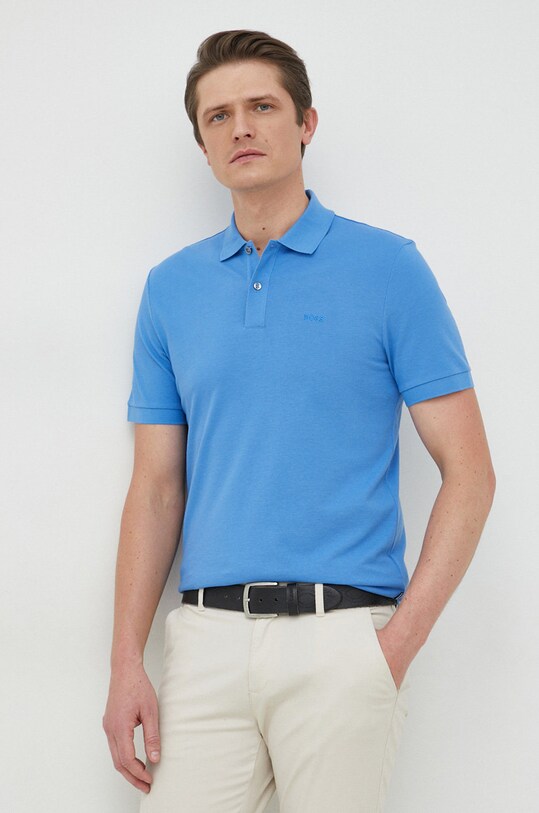 BOSS polo de bumbac uni 50468301 | ANSWEAR.ro
