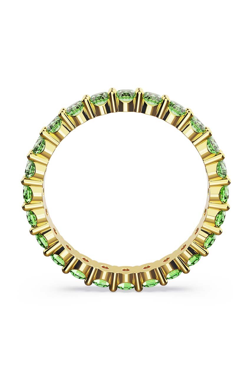 Prstýnek Swarovski Matrix, barva zelená | ANSWEAR.cz