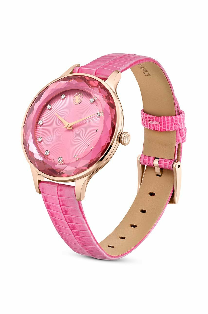 Swarovski zegarek OCTEA NOVA damski kolor różowy | Answear.com
