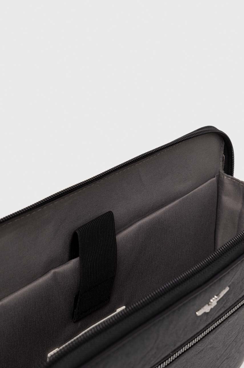 Obal na notebook Aeronautica Militare čierna farba | ANSWEAR.sk