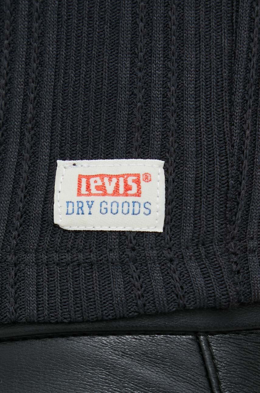 Blúzka Levi's dámska, čierna farba, jednofarebná | ANSWEAR.sk