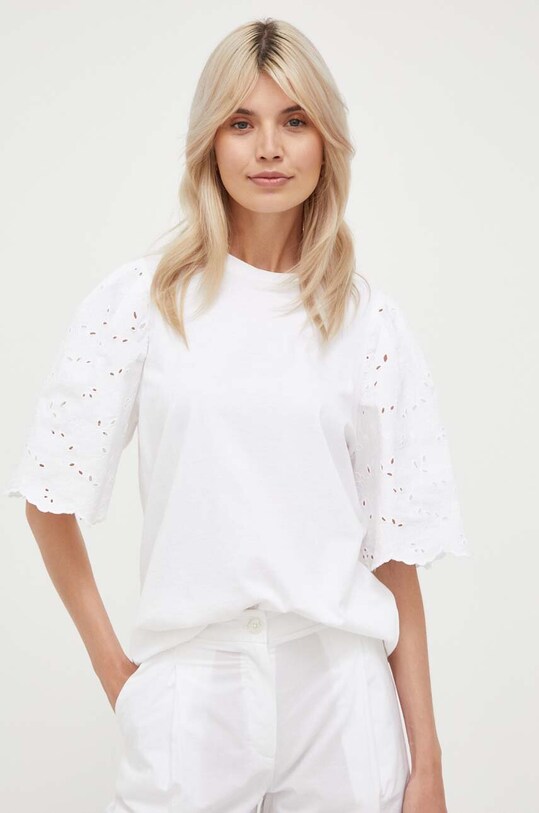 United Colors of Benetton t-shirt fehér | ANSWEAR.hu