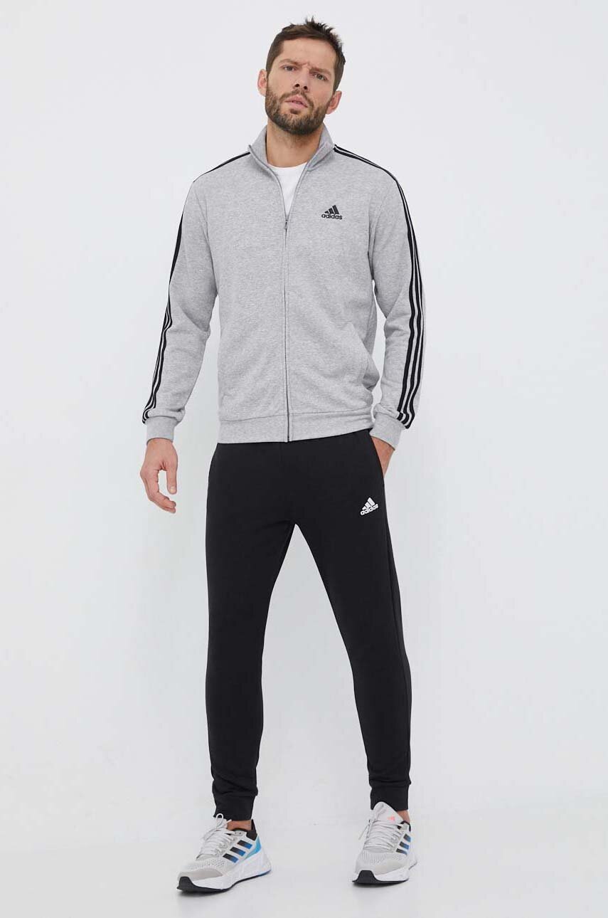 adidas dres Essentials męski kolor szary IC6748 | Answear.com