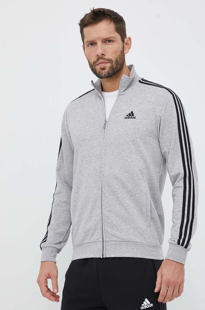 adidas dres Essentials męski kolor szary IC6748 | Answear.com