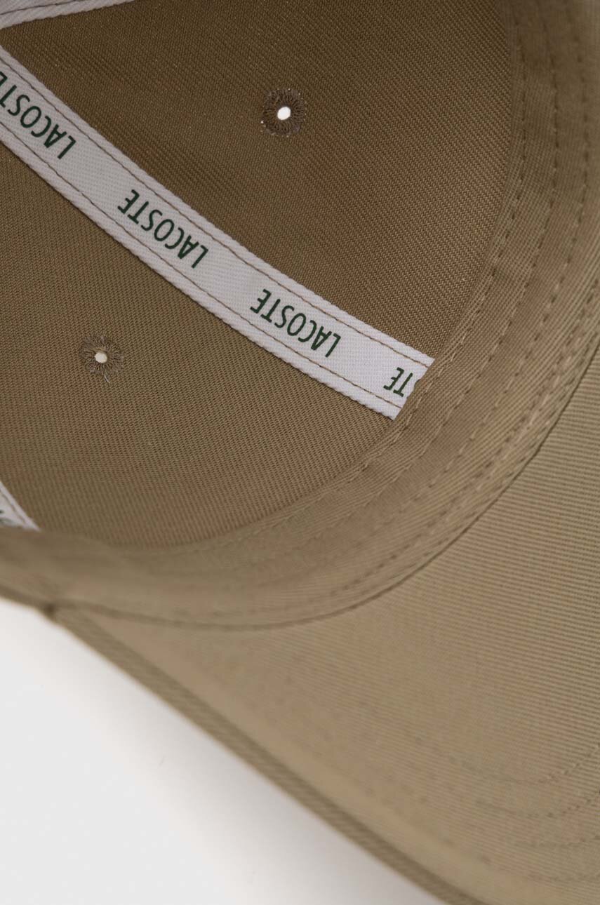 Lacoste cotton baseball cap brown color | buy on PRM