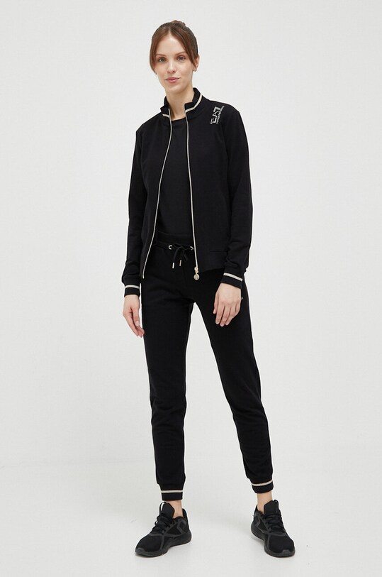Спортивный костюм EA7 Emporio Armani женский цвет чёрный | ANSWEAR.ua