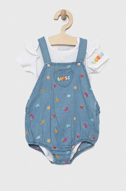 Guess compleu bebe culoarea alb | ANSWEAR.ro