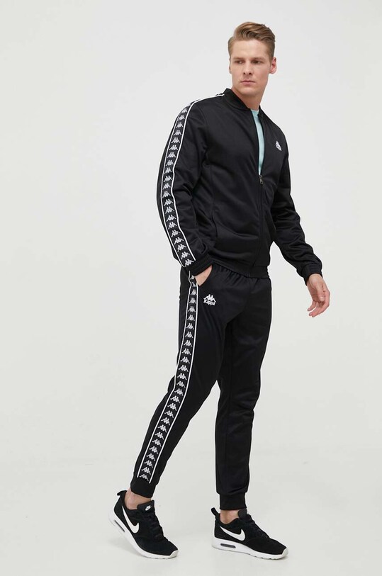 Спортивный костюм Kappa мужской цвет чёрный | ANSWEAR.ua