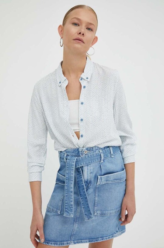 Košile Mustang, barva modrá | ANSWEAR.cz