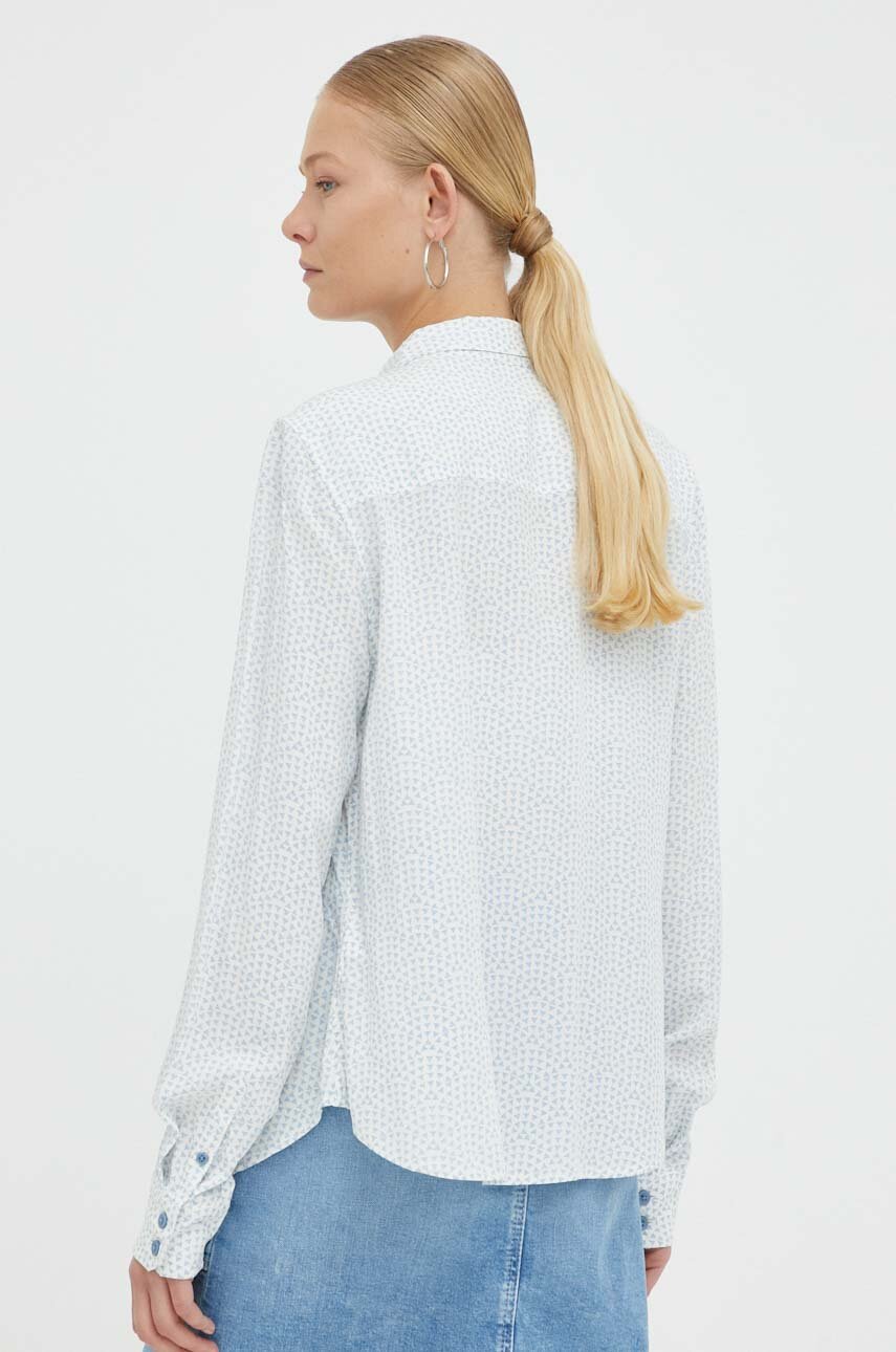 Košile Mustang, barva modrá | ANSWEAR.cz