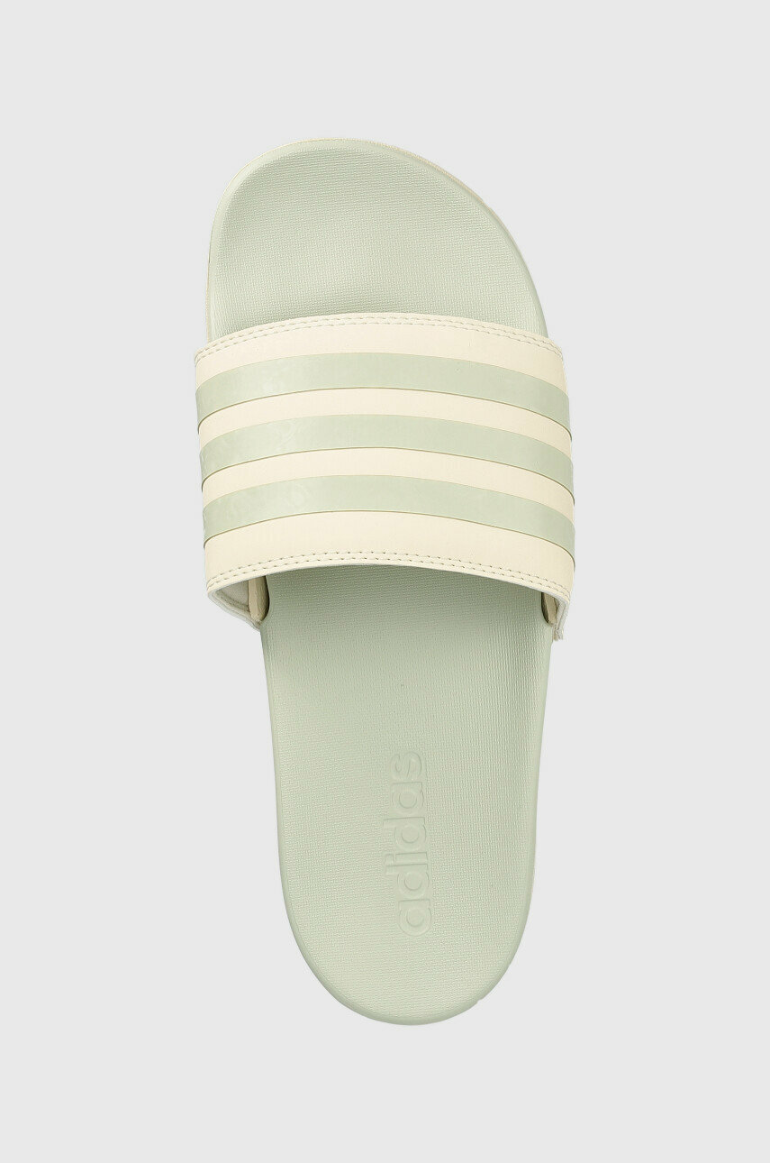 Šľapky adidas dámske, zelená farba | ANSWEAR.sk