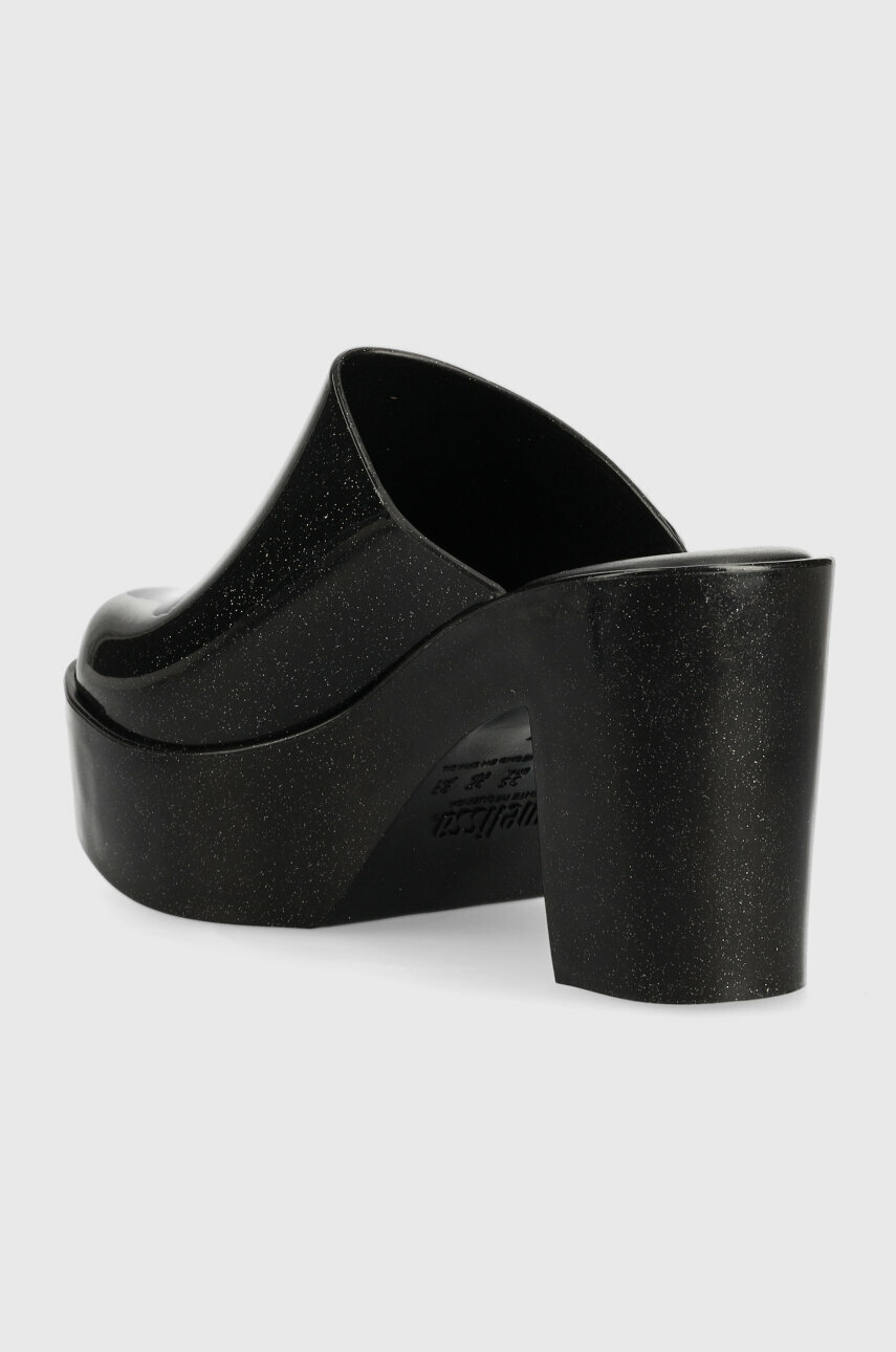Melissa klapki MELISSA MULE AD damskie kolor czarny na słupku M.32233 ... Melissa klapki MELISSA MULE AD damskie kolor czarny na słupku M.32233 ...