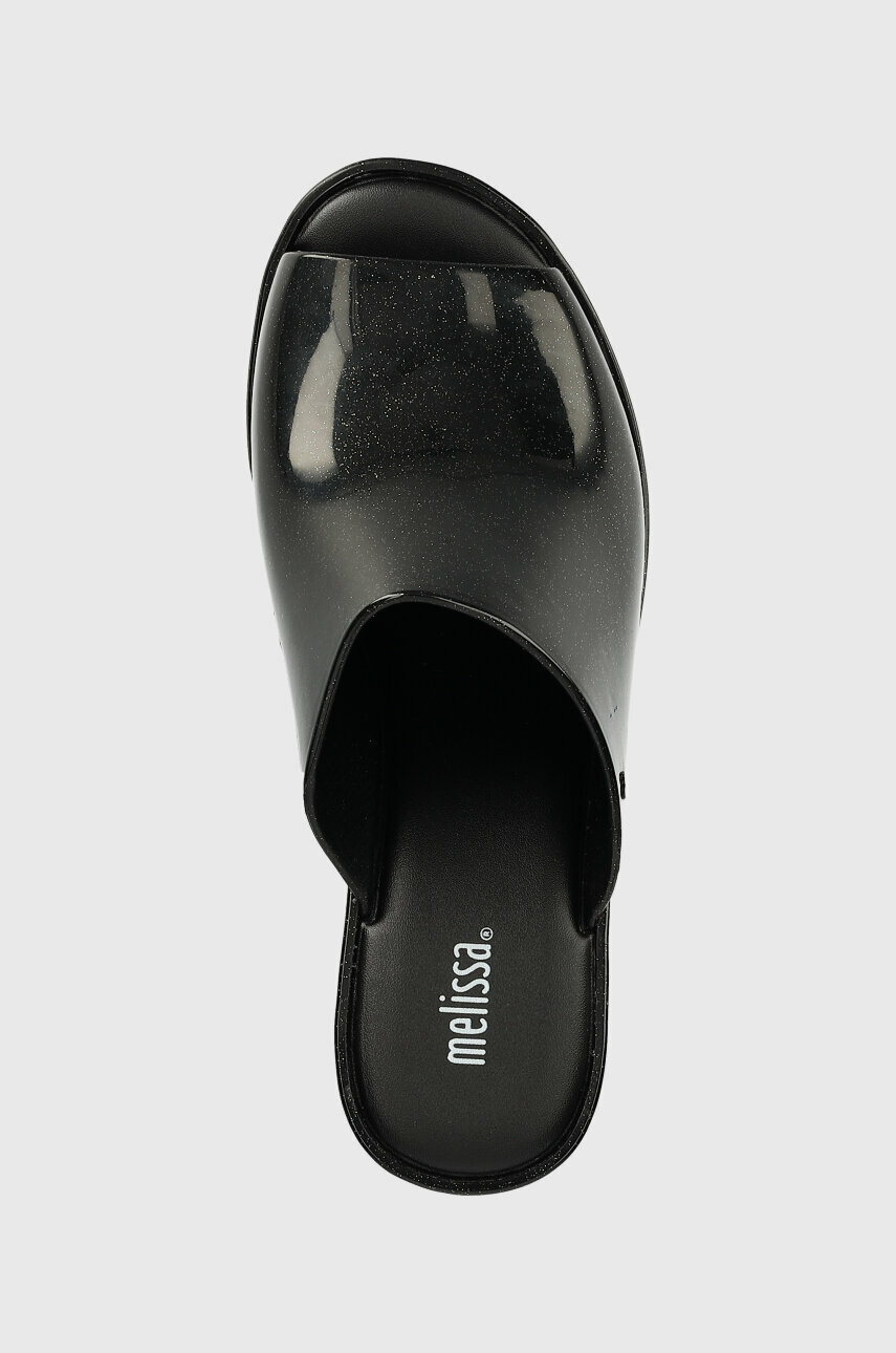 Melissa klapki MELISSA MULE AD damskie kolor czarny na słupku M.32233 ... Melissa klapki MELISSA MULE AD damskie kolor czarny na słupku M.32233 ...