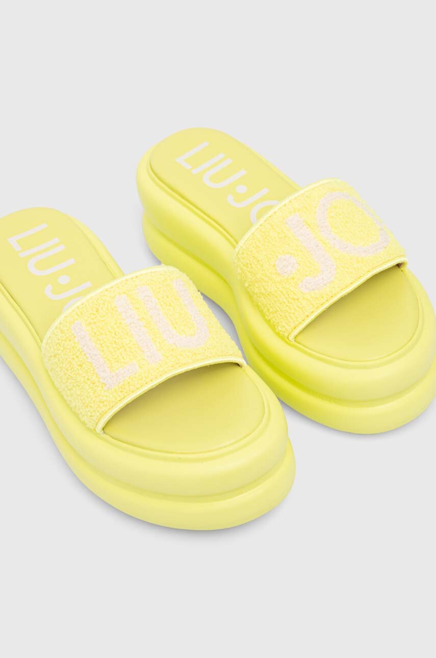 Pantofle Liu Jo ARIA 06, barva žlutá | ANSWEAR.cz