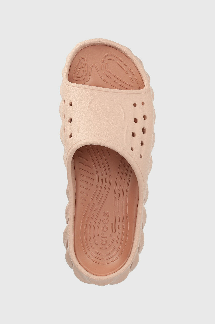 Crocs sliders ECHO SLIDE women's pink color 208170 at PRM US