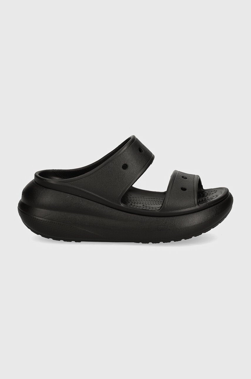 Crocs sliders Classic Crush Sandal women's black color 207670 | buy on PRM