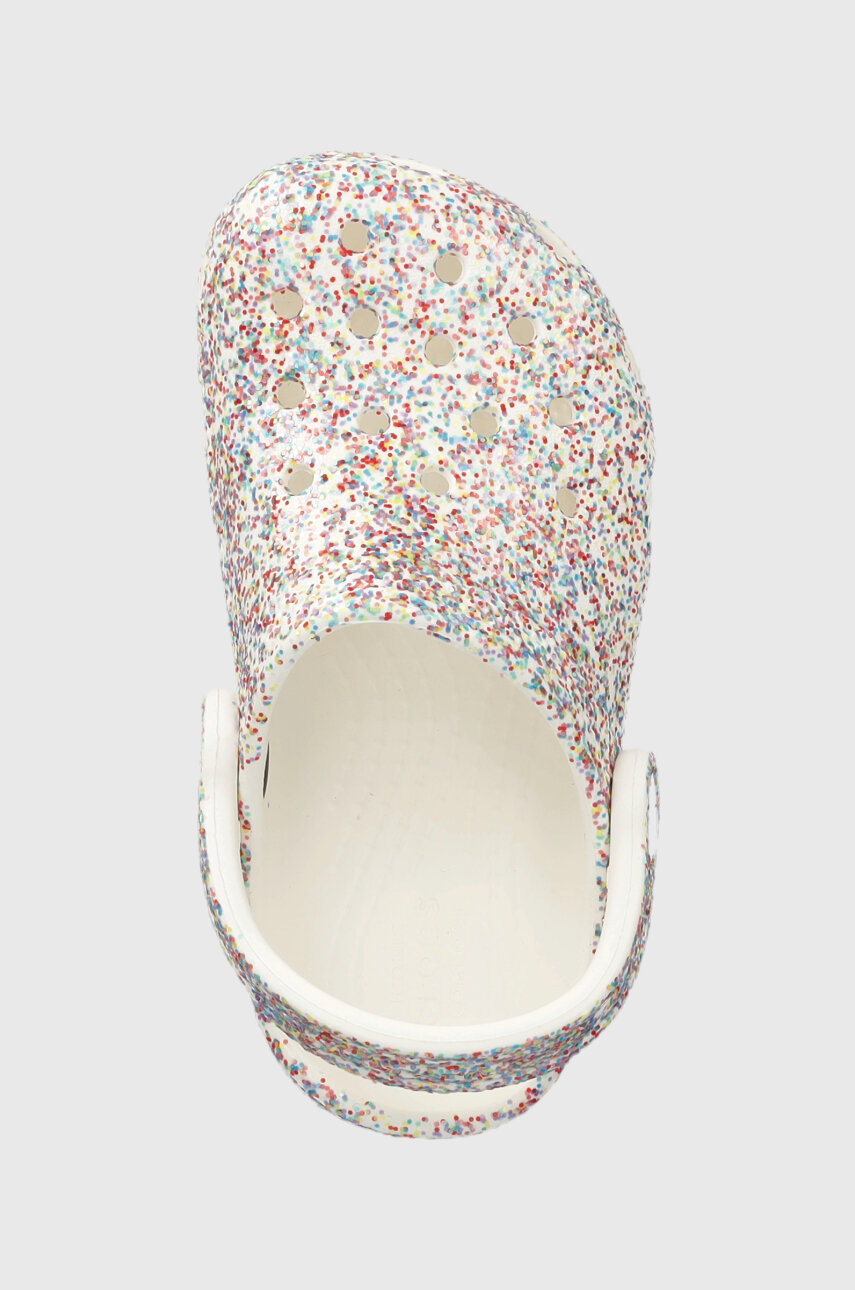 Παιδικές παντόφλες Crocs CLASSIC SPRINKLE GLITTER | ANSWEAR.gr