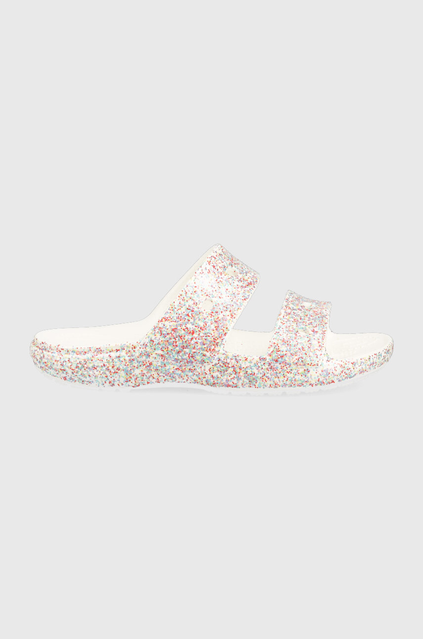 Παιδικές παντόφλες Crocs CLASSIC SPRINKLE GLITTER | ANSWEAR.gr