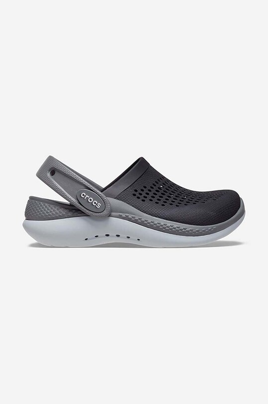 Crocs slapi copii culoarea negru | ANSWEAR.ro