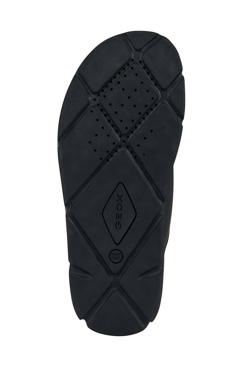 Semišové pantofle Geox U XAND 2S, barva černá | ANSWEAR.cz