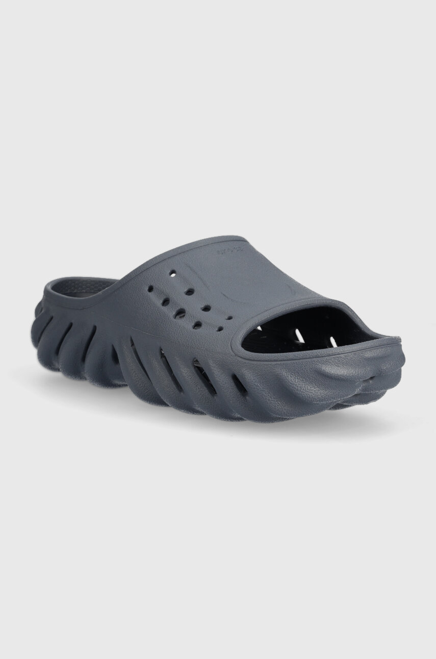 Šľapky Crocs Echo Slide 208170.4EA-4EA, pánske, tyrkysová farba ...