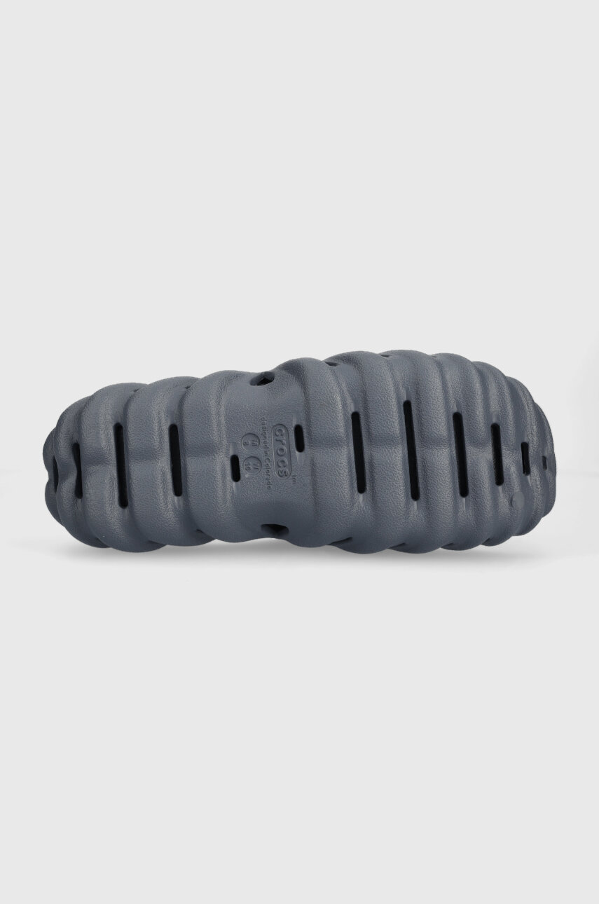 Šľapky Crocs Echo Slide 208170.4EA-4EA, pánske, tyrkysová farba ...