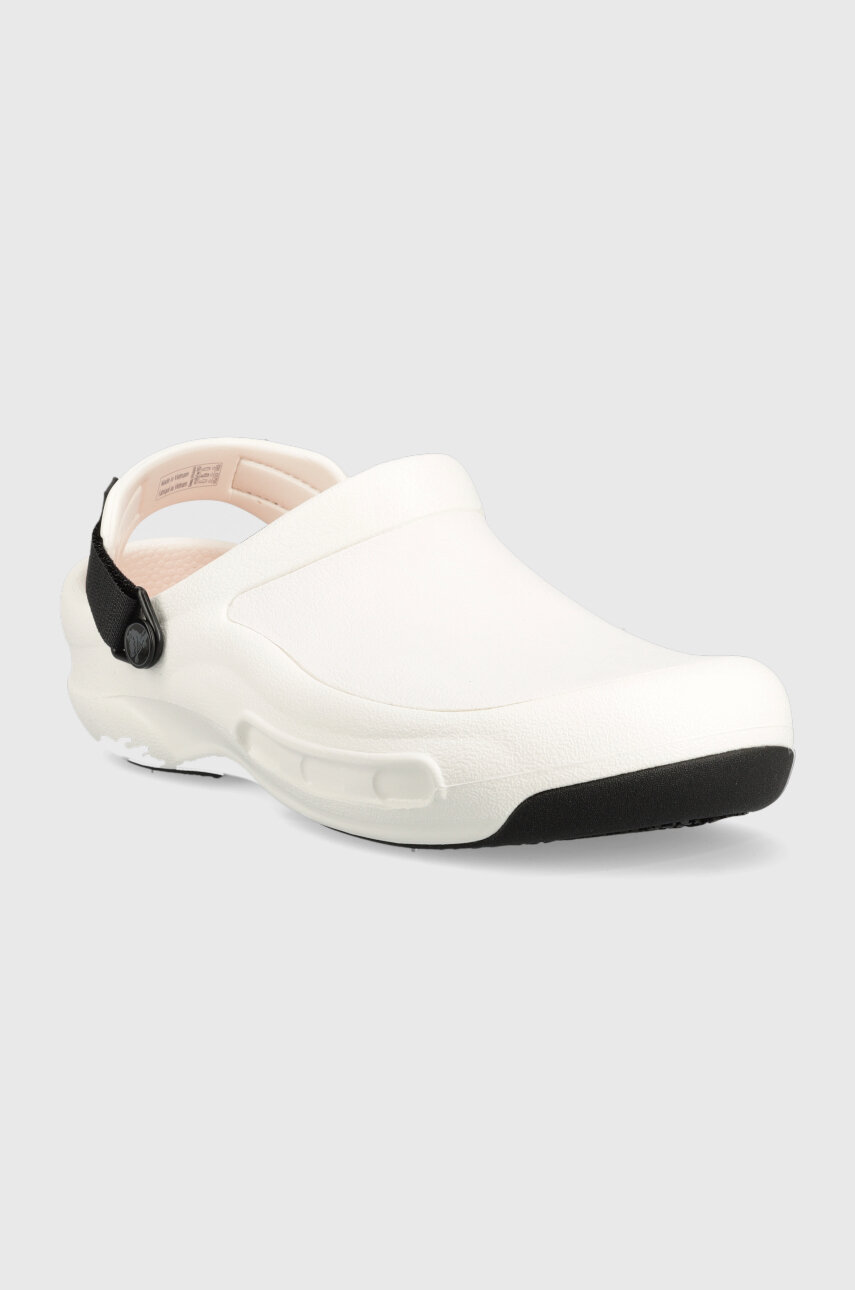 Crocs klapki Bistro Pro Lite Ride Clog kolor biały 205669 | Answear.com