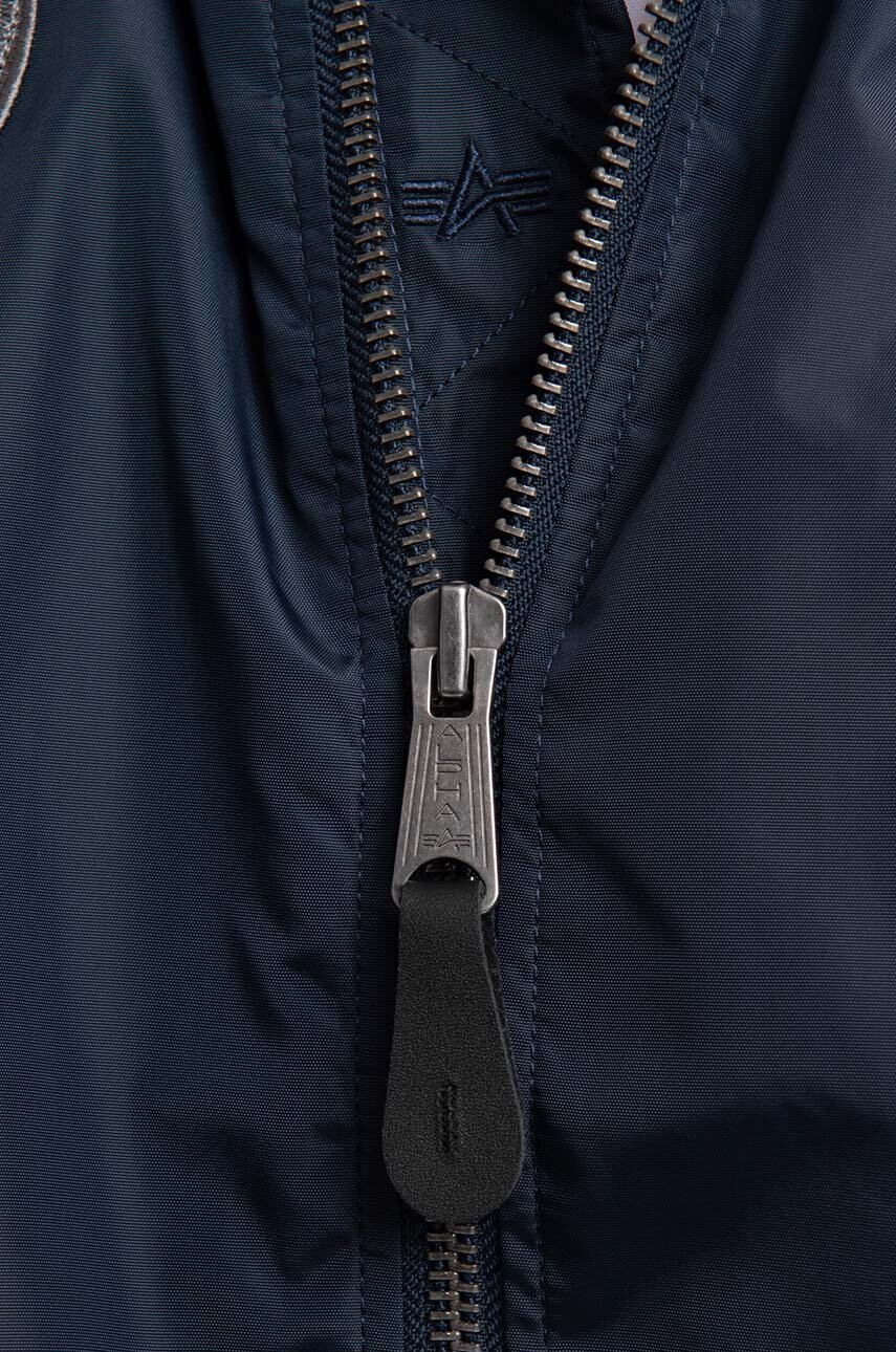 Alpha Industries jacket men's navy blue color | buy on PRM