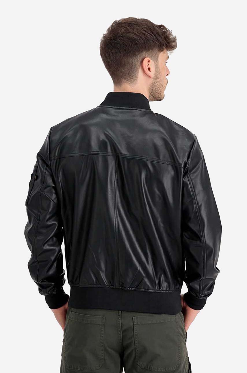 Alpha Industries bomber jacket black color at PRM US