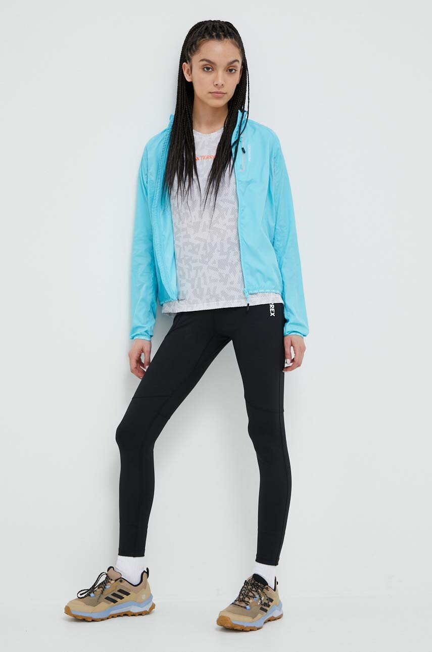 Športové legíny adidas TERREX Multi dámske, čierna farba, jednofarebné, HM4008 | ANSWEAR.sk