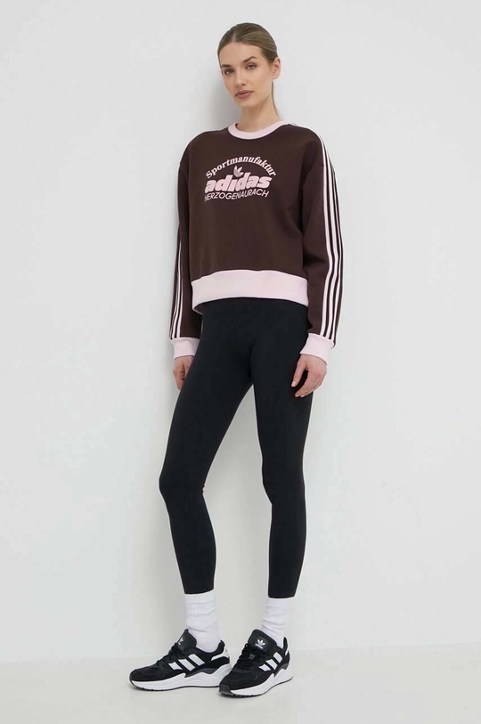 adidas Originals legginsy damskie kolor czarny gładkie IA6446 | Answear.com