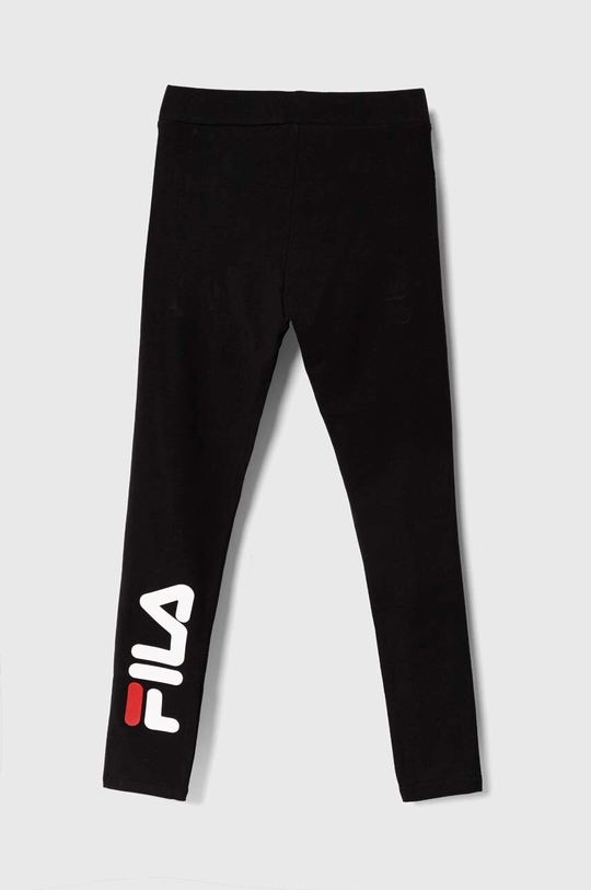 Fila legginsy dziecięce kolor czarny gładkie | Answear.com