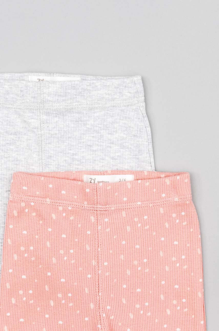 Dětské legíny zippy, barva růžová | ANSWEAR.cz