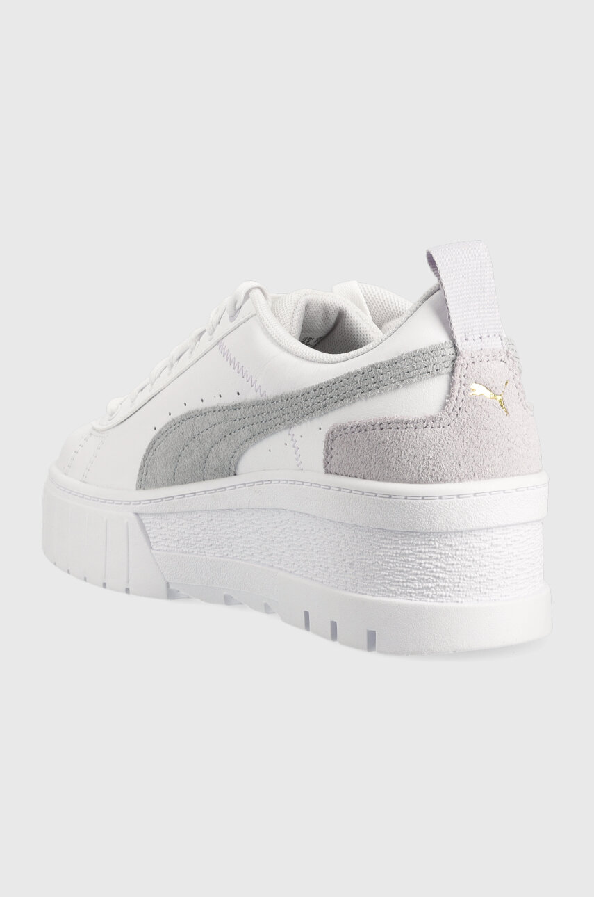 Puma leather sneakers Mayze Wedge Pastel Wns white color at PRM US