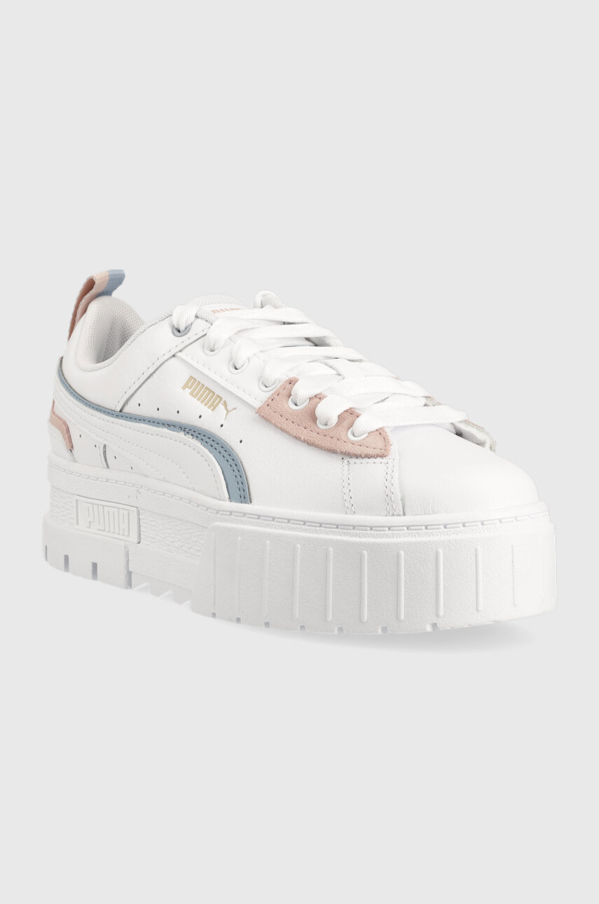 Шкіряні кросівки Puma Mayze UT Wns колір білий 389862-01 | ANSWEAR.ua