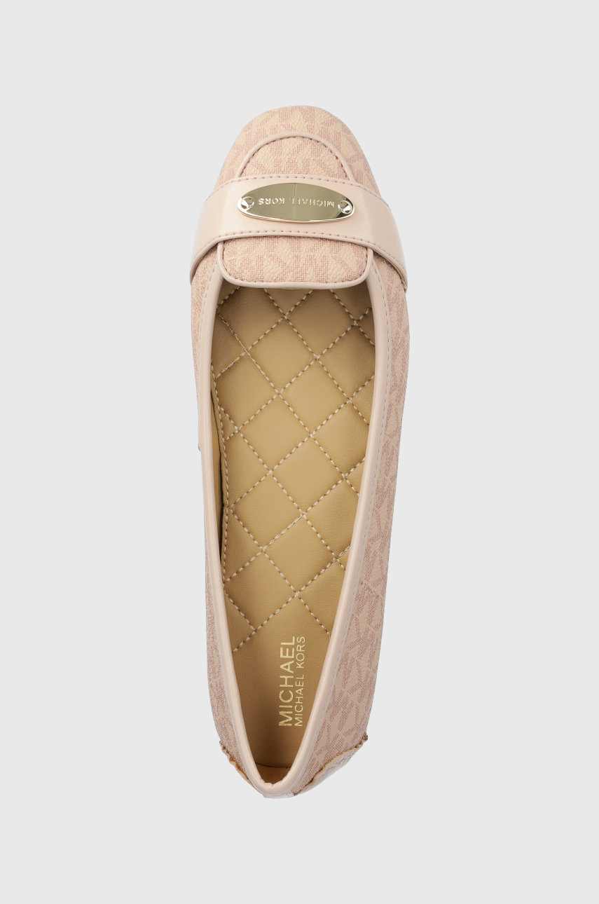 MICHAEL Michael Kors baleriny Mk Plate kolor różowy | Answear.com