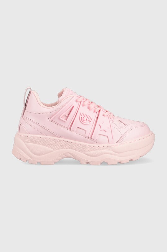 Кожаные кроссовки Chiara Ferragni CF3100_012 цвет розовый EYE FLY ...