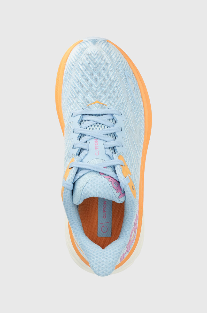 Hoka One One running shoes Clifton 9 blue color at PRM US