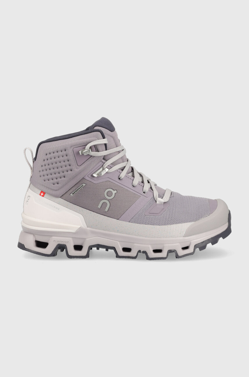 ON Running buty Cloudrock 2 Waterproof damskie kolor fioletowy ...