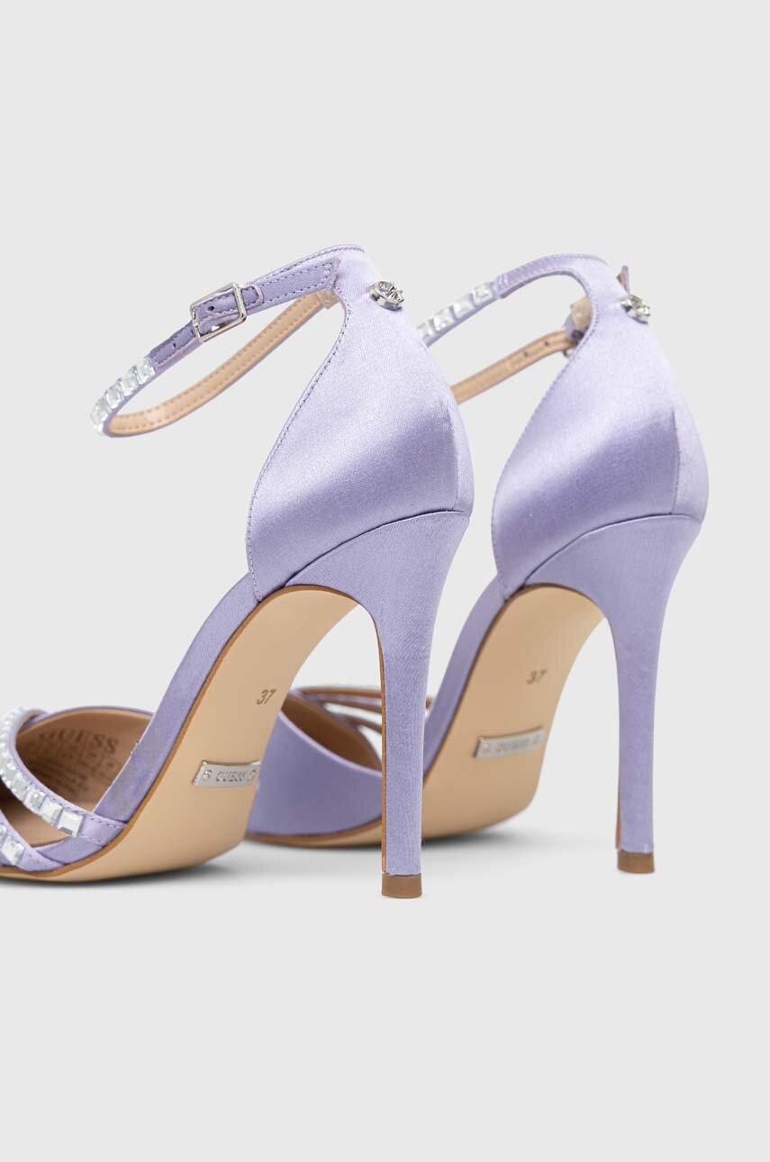 Guess szpilki GADELLA kolor fioletowy FL6GDL SAT08 | Answear.com