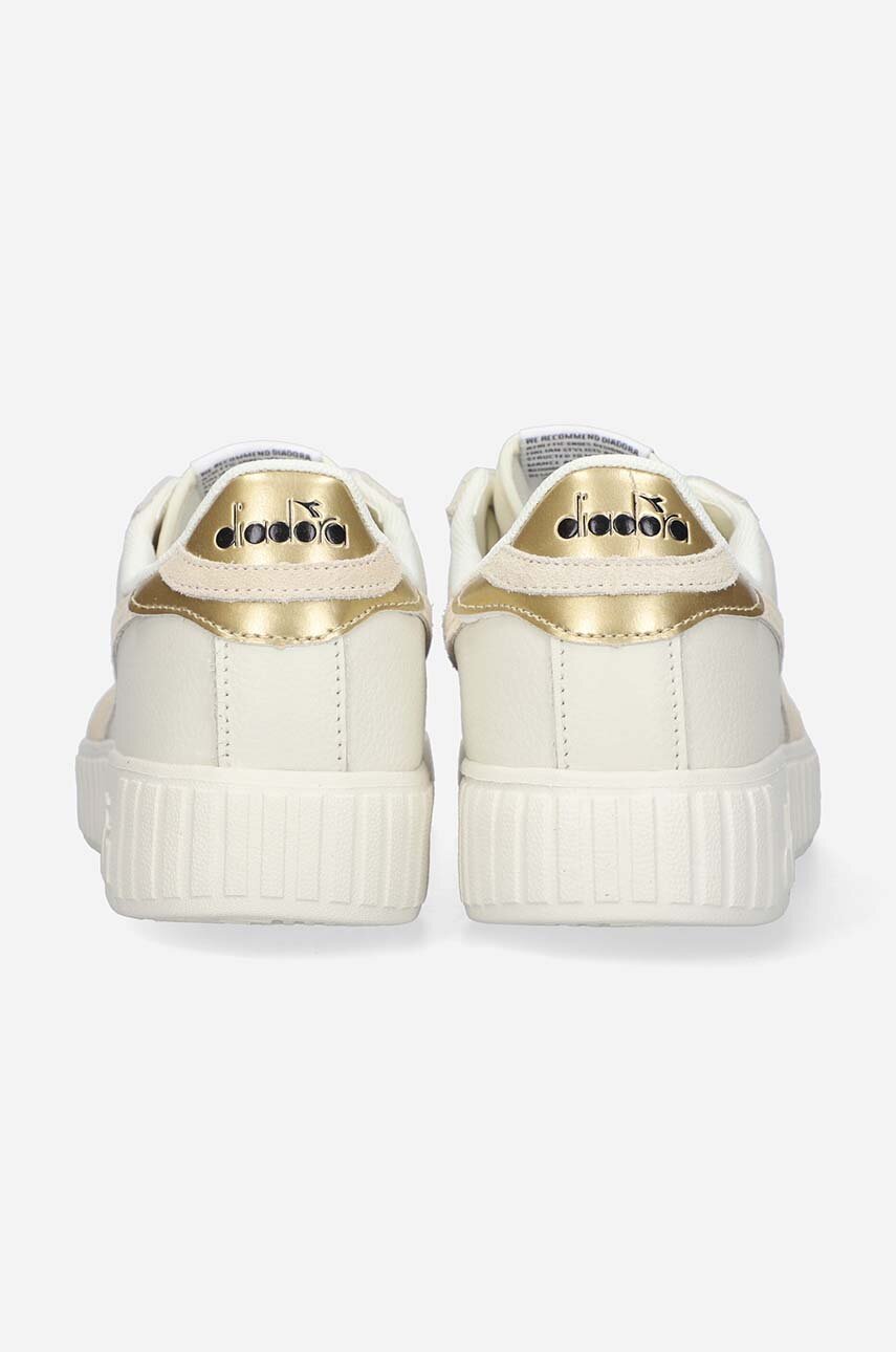 Diadora sneakersy skórzane Step Premium Tumbled Leather damskie kolor ...