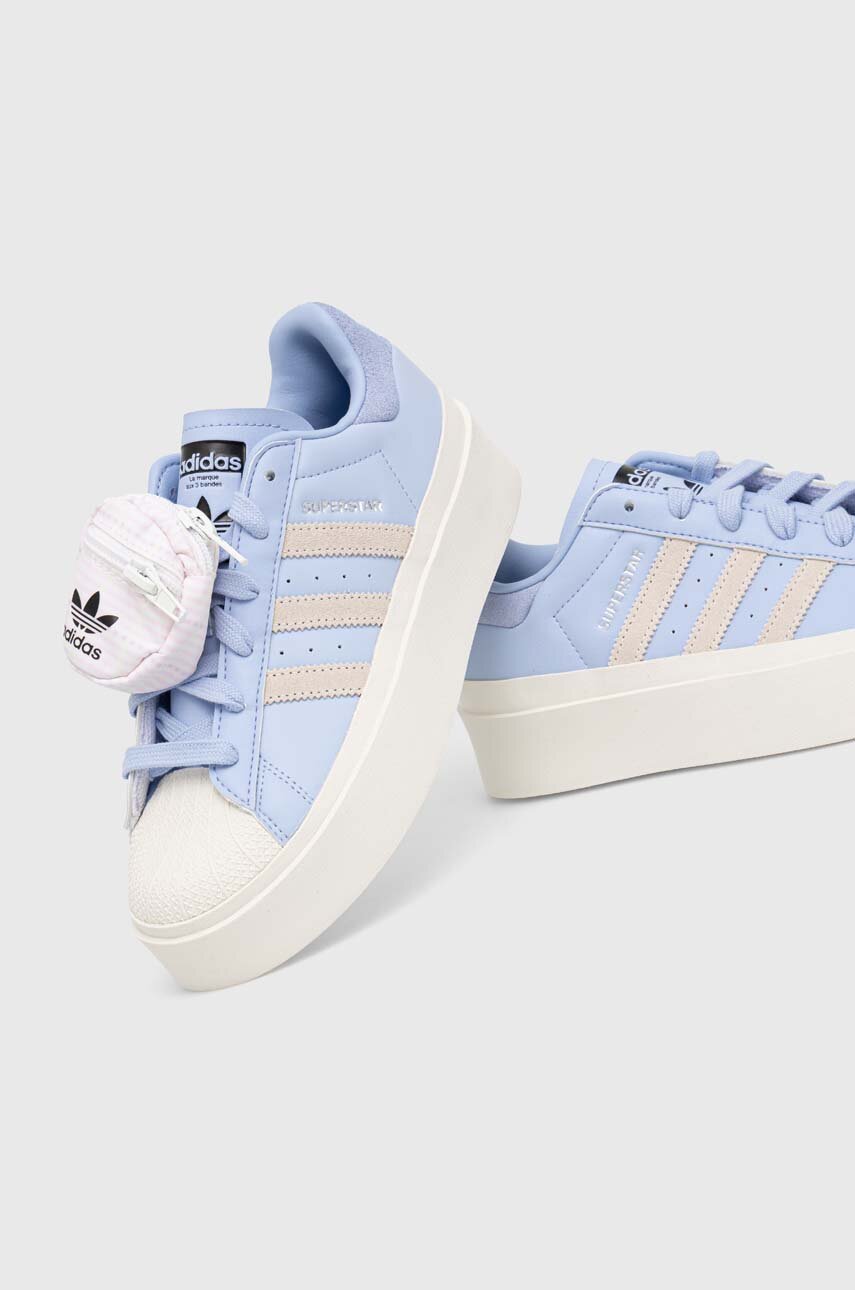 Sneakers boty adidas Originals Superstar Bonega, barva modrá | ANSWEAR.cz
